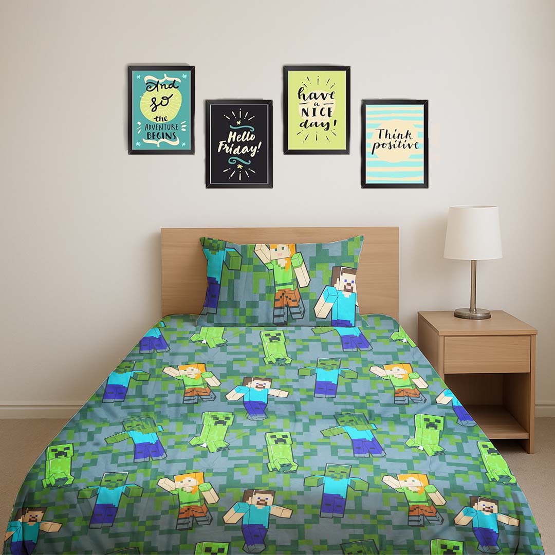 Minecraft Classic - Bedsheet – Snoozy Nest