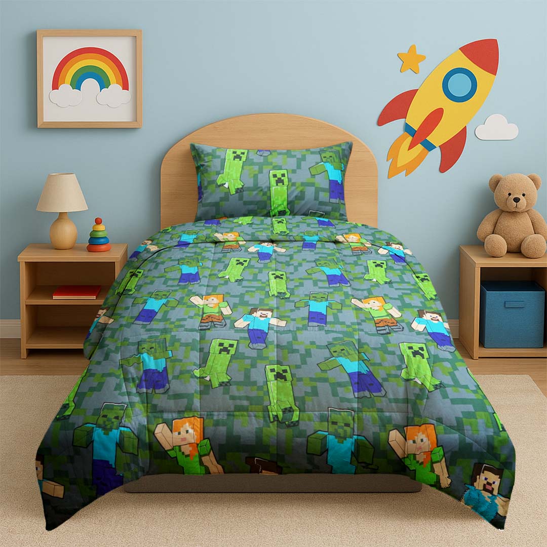 Minecraft Classic - Comforter Cover Set – Snoozy Nest
